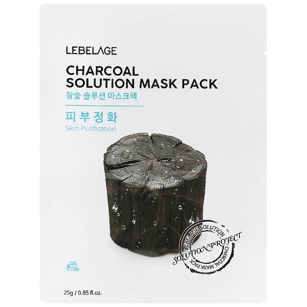 Купити Тканинна маска для обличчя Lebelage Charcoal Solution Mask 23g ...